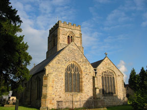 The Parish Church of St Mary in Chirk North Wales